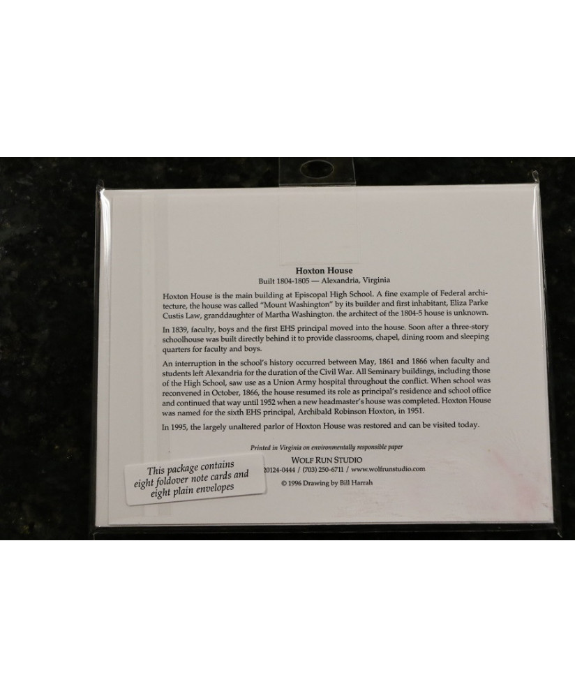 Notecards Hoxton House 4x6 8pk